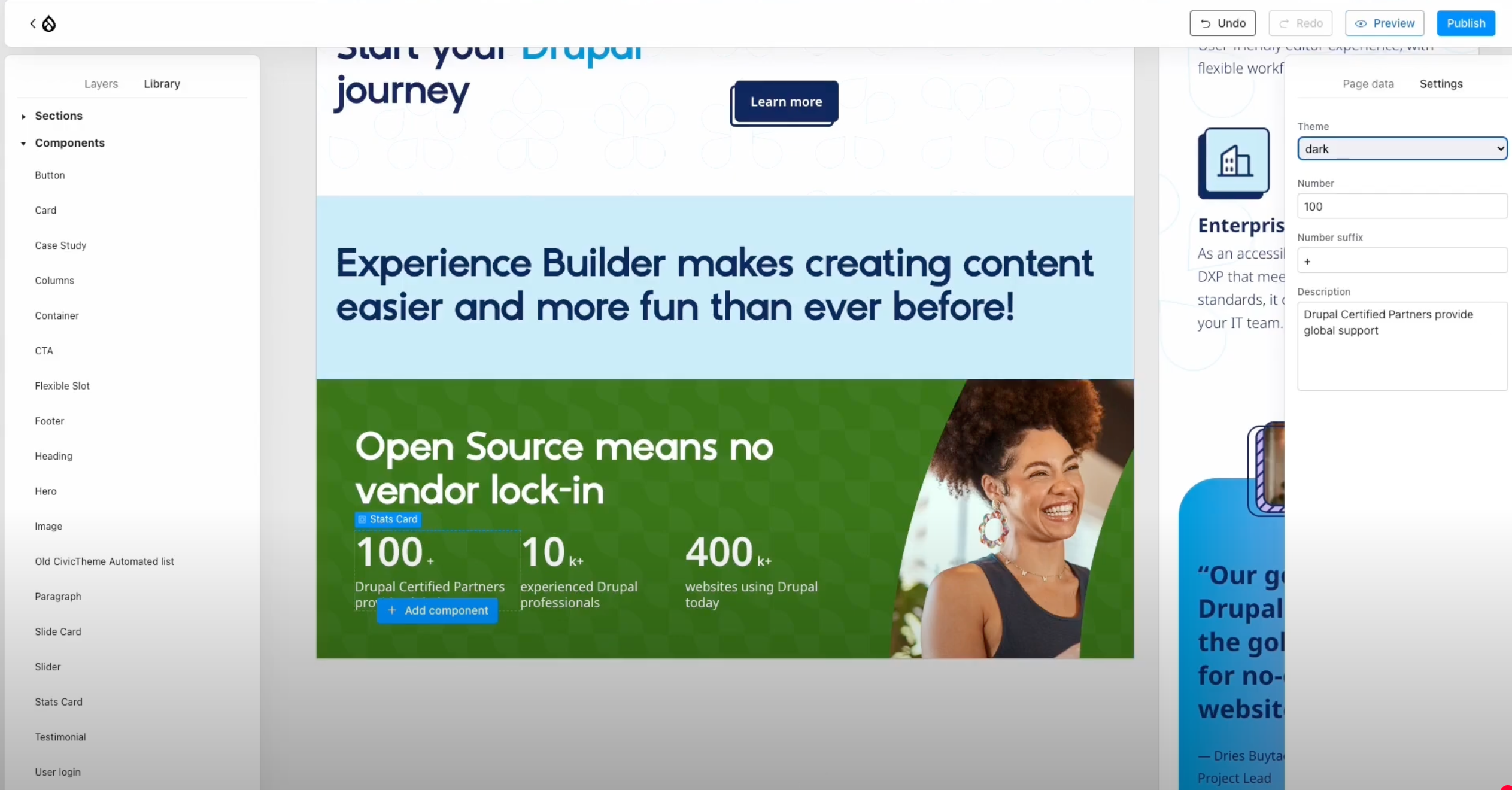 Best open source website builders - examples and features | Droptica